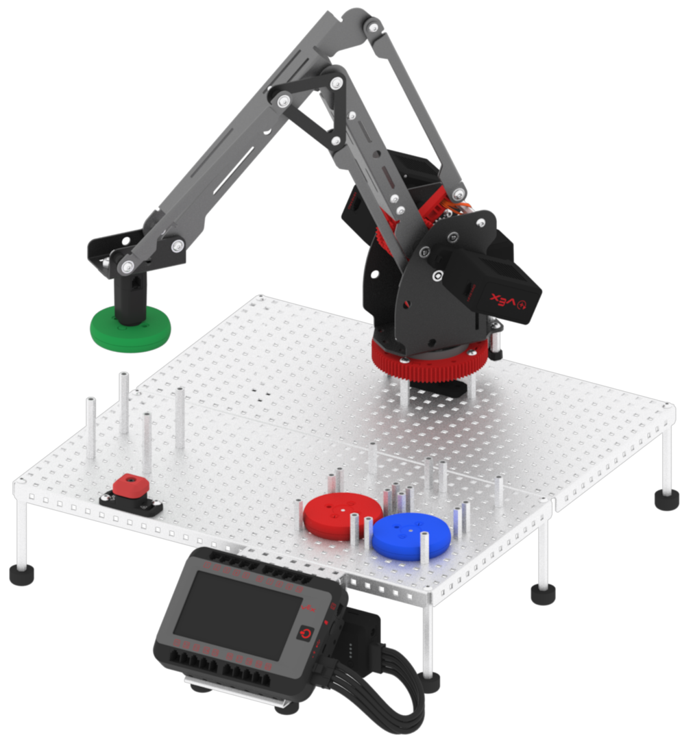 Vex Workcellv1 Dropping Off Objects Lab 7 Place The Blue And Green Disks